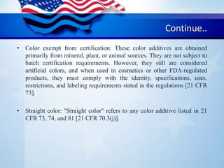 regulatory approval process of drug, cosmetic and neutraceutical in usa ...