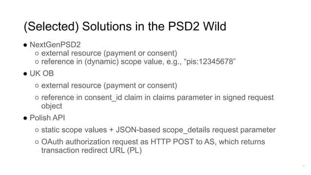 Rich Authorization Requests | PPT