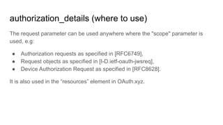 Rich Authorization Requests | PPT