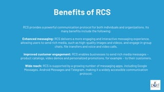 Rich Communication Services (RCS) by Dove Soft | PPTX
