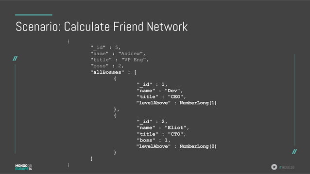 MongoDB Europe 2016 - Graph Operations with MongoDB