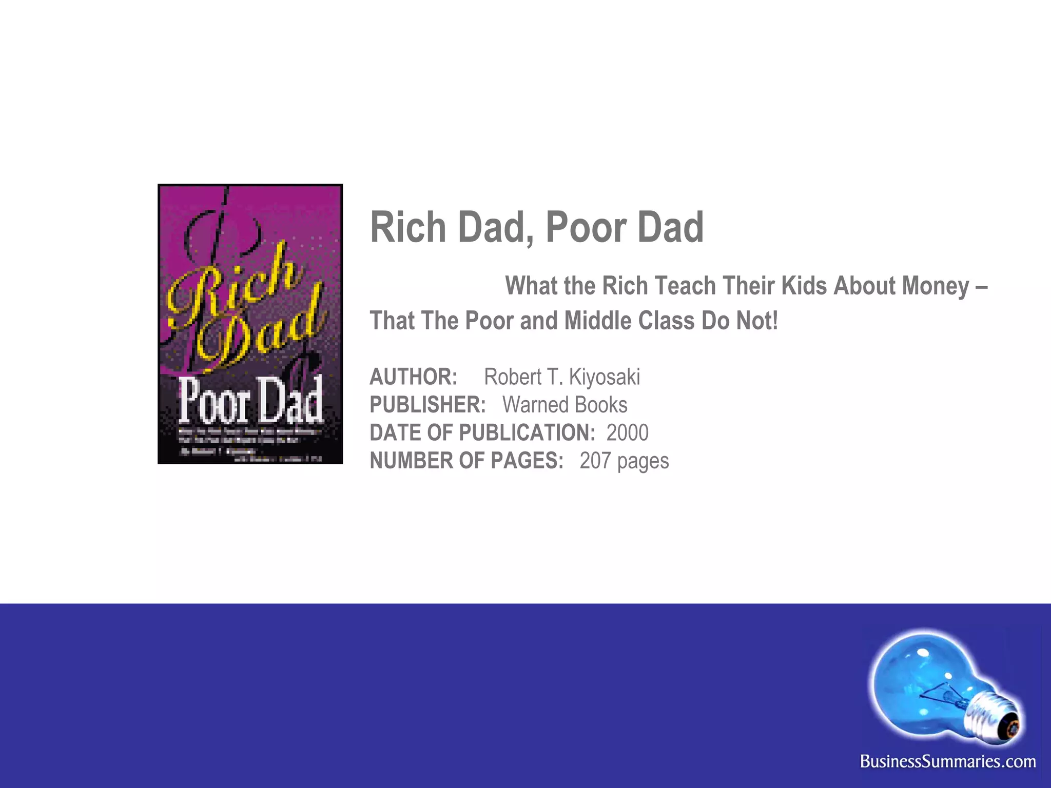 Rich dad, poor dad | PPS