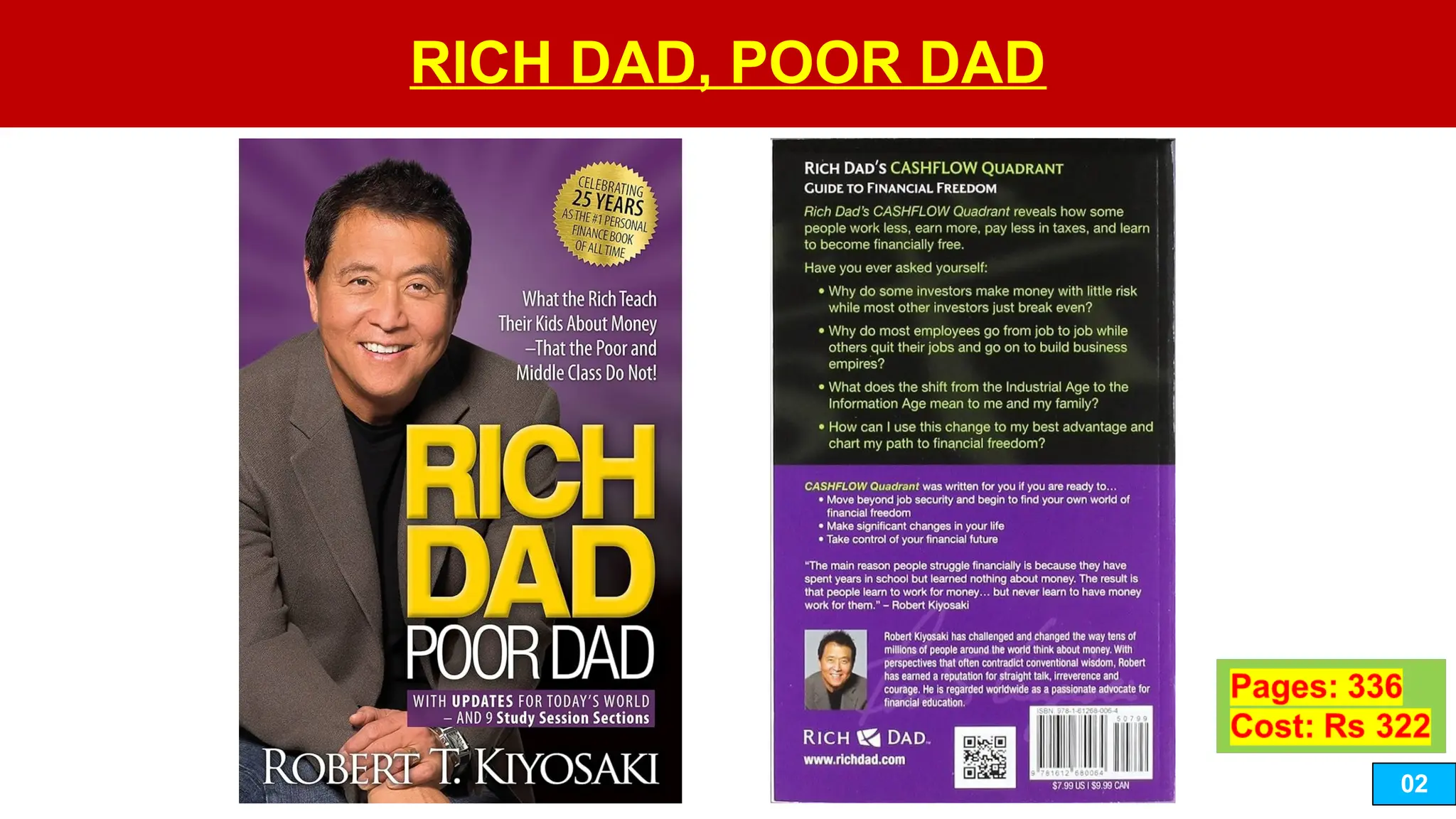 Rich Dad Poor Dad Book Review Presentation | PPT