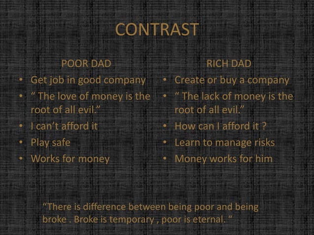 Rich dad poor dad ppt | PPTX