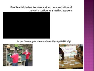 Teaching Strategies: Work Center/Stations | PPTX