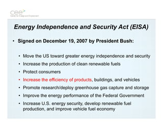 Energy Efficient Lighting and EISA | PDF | Power and Energy Industry ...