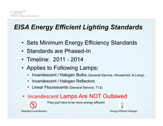 Energy Efficient Lighting and EISA | PDF | Power and Energy Industry ...