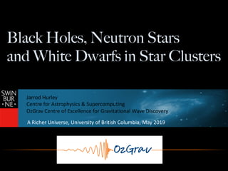 Jarrod Hurley: Interactions Between White Dwarfs, Neutron Stars and ...