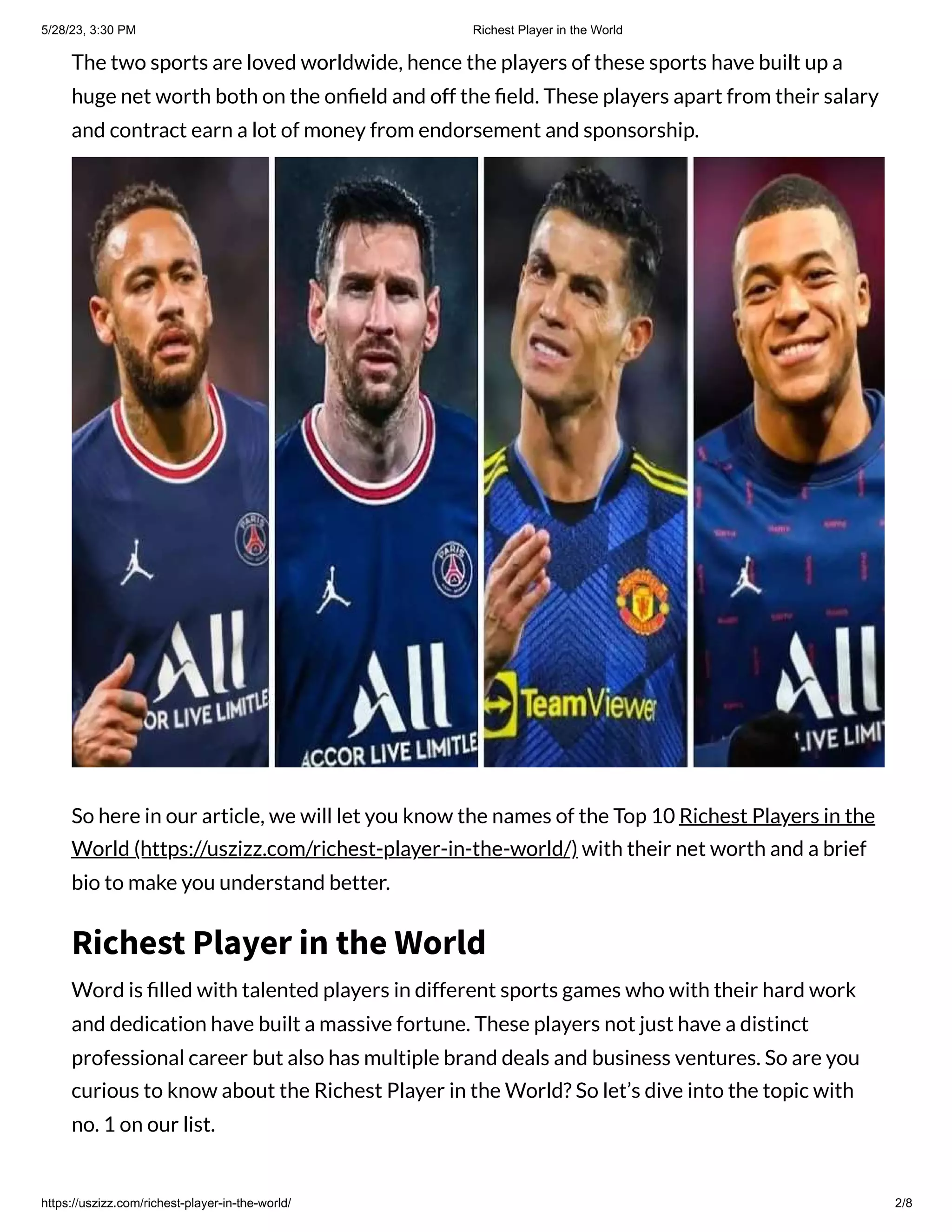 Richest Player in the World.pdf