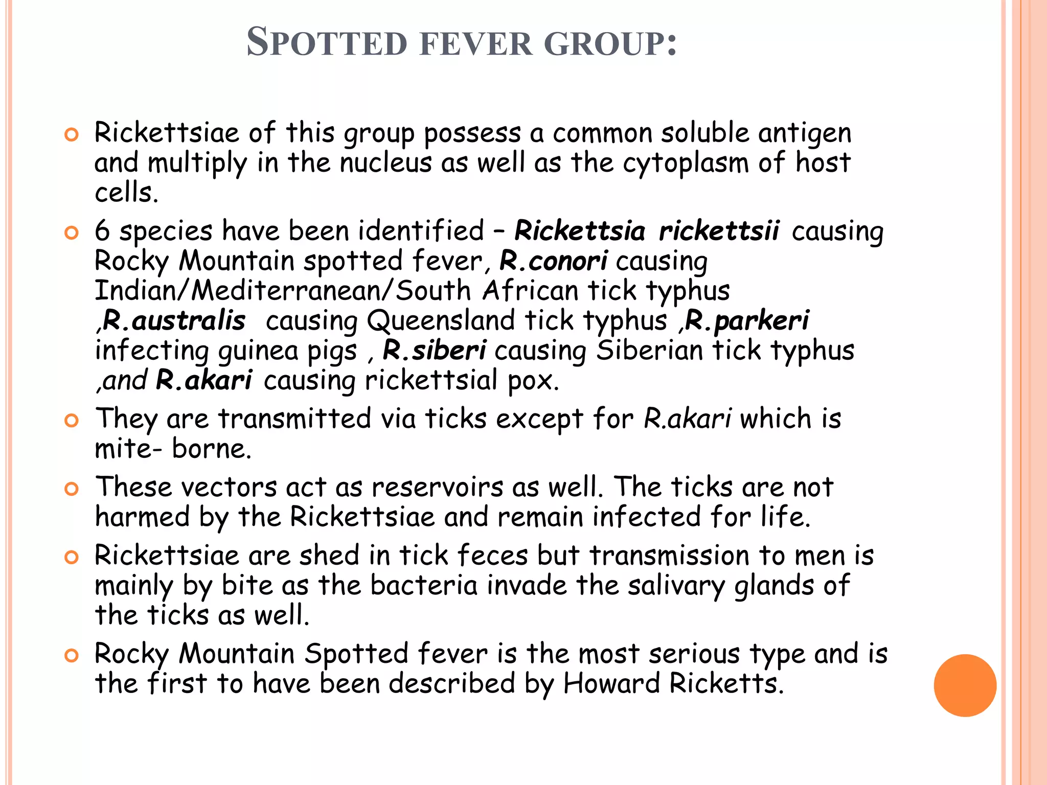 Medical Microbiology :Richettsia or rickettsiae | PPTX
