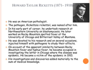 Medical Microbiology :Richettsia or rickettsiae | PPTX