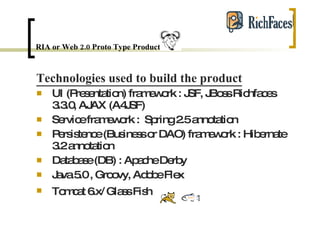 Richfaces Proto Type | PPT