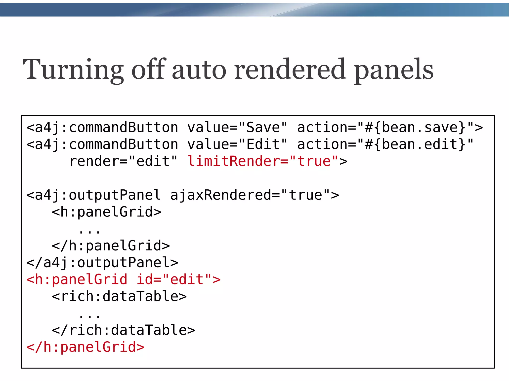 RichFaces 4: Rich Ajax Components For Your JSF Applications | PPT