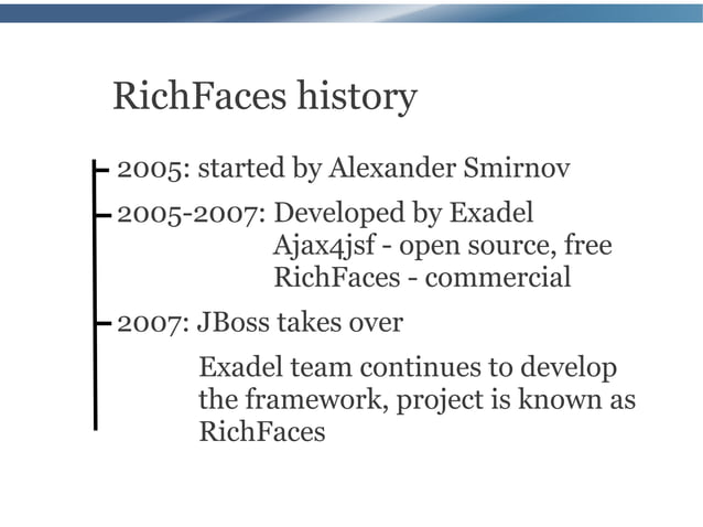 RichFaces 4: Rich Ajax Components For Your JSF Applications | PPT