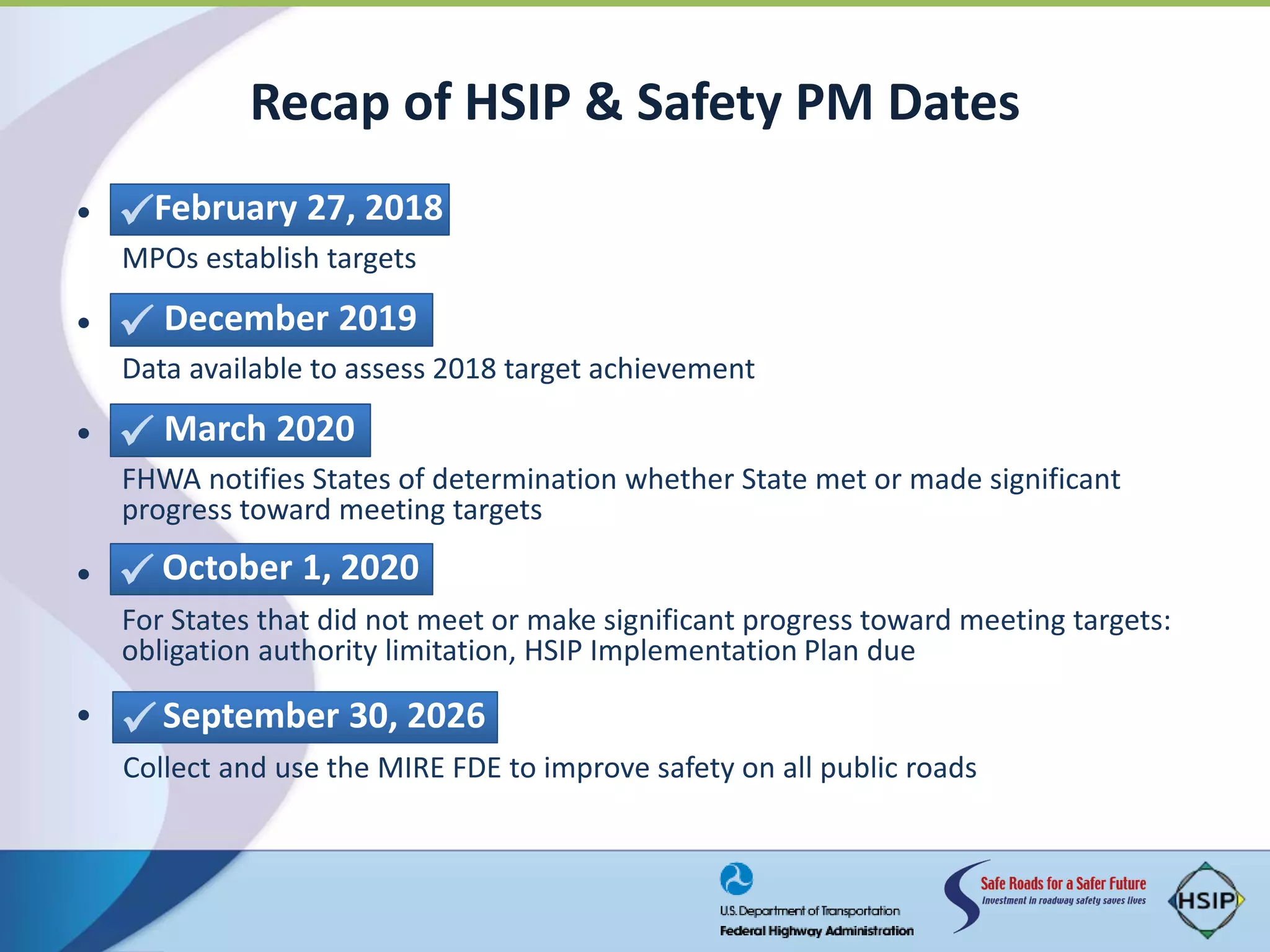 Highway Safety Improvement Program and Safety Performance Management ...