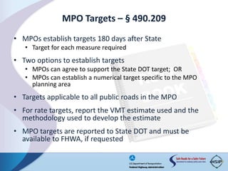 Highway Safety Improvement Program and Safety Performance Management ...