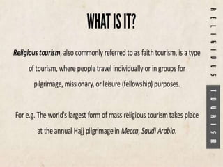pilgrimage/religious tourism in india | PPTX