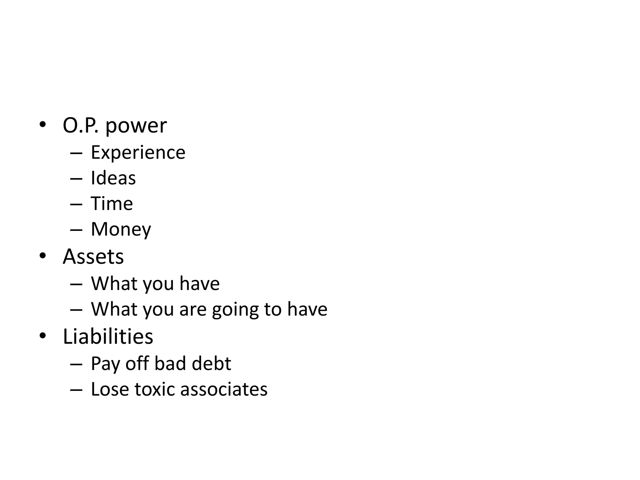 Rich idiot’s upside down action plan: What I learned from the book | PPTX