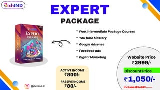 RICHIND PLAN PRESENTATION ( use ).pdf.pdf | Stocks and Bonds | Personal ...