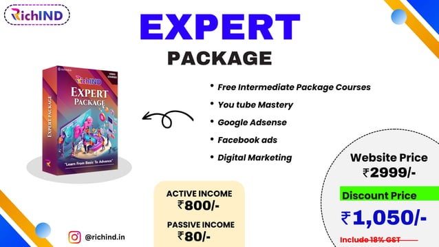 RICHIND PLAN PRESENTATION ( use ).pdf.pdf | Stocks and Bonds | Personal ...