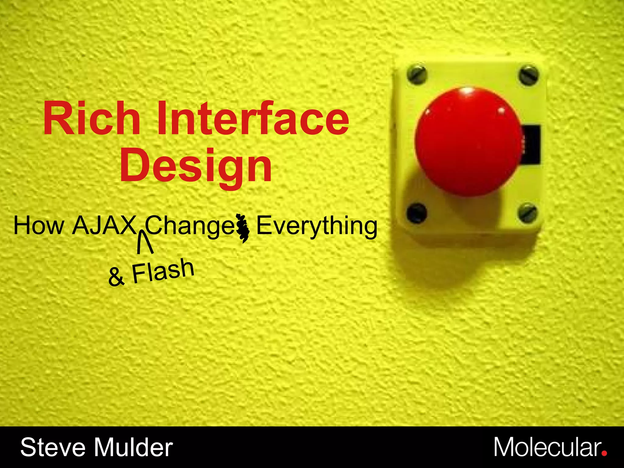 Rich Interface Design | PPT