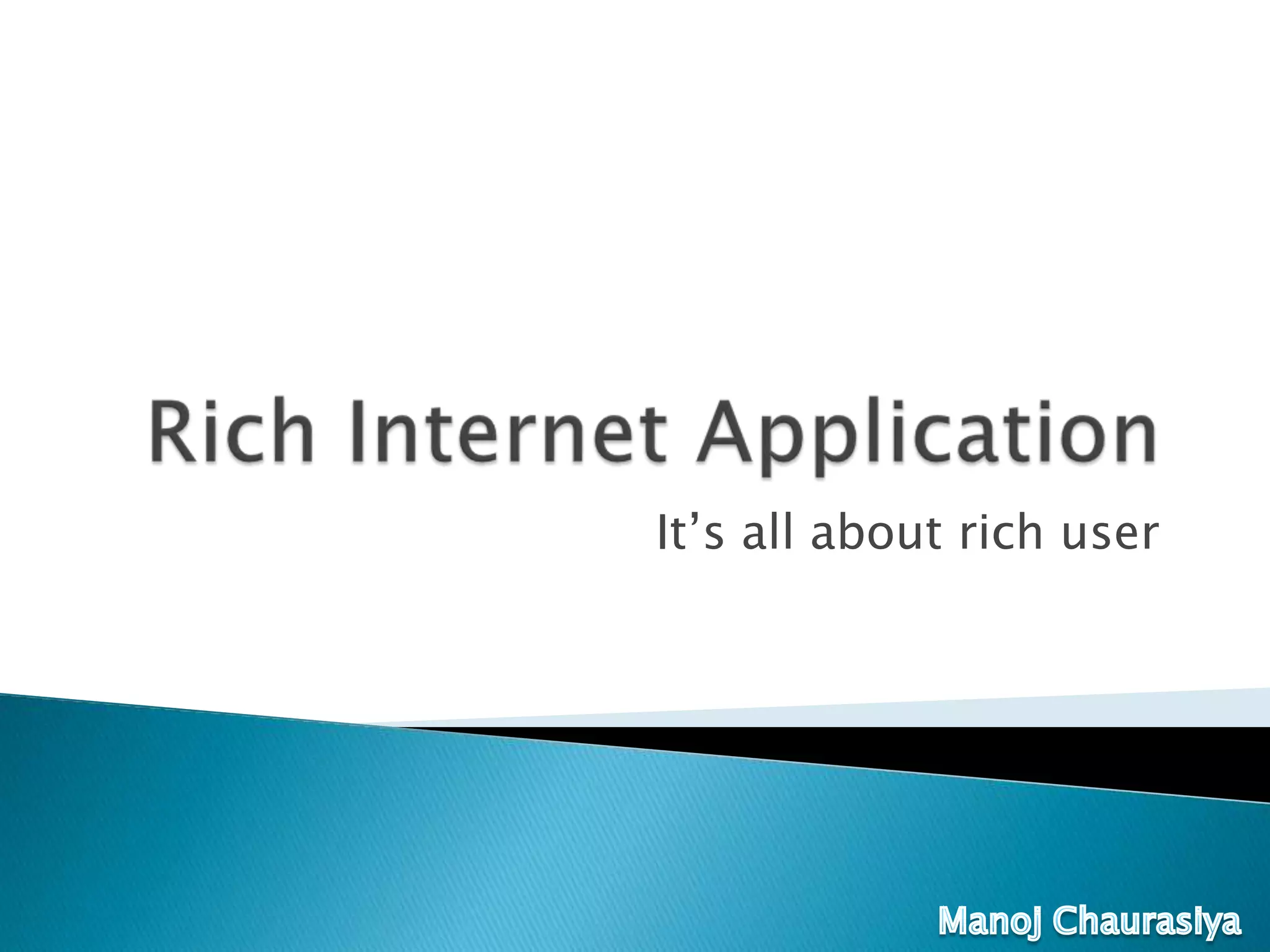 Rich Internet Application | PPT