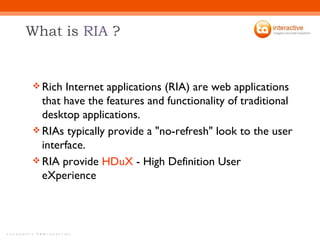 Rich internet application (ria) | PPT