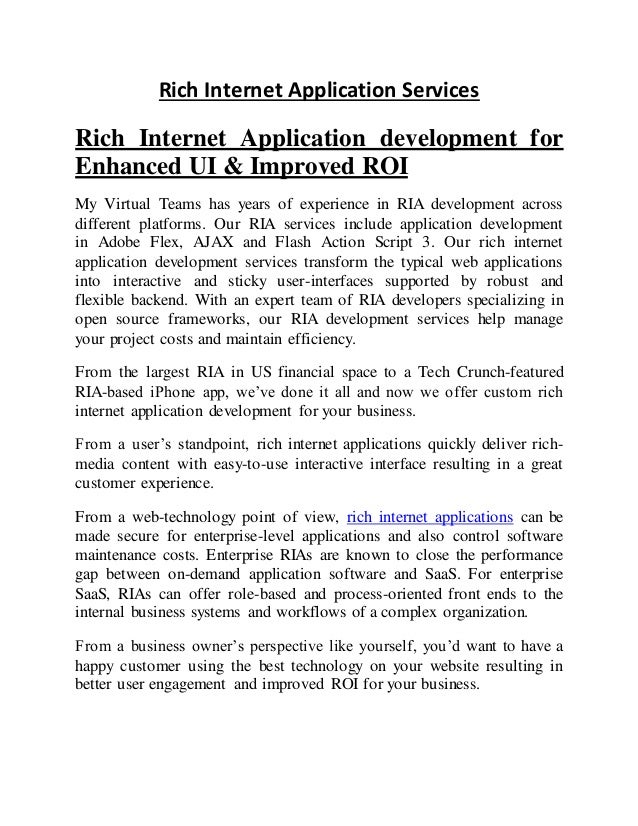 rich-internet-application-services