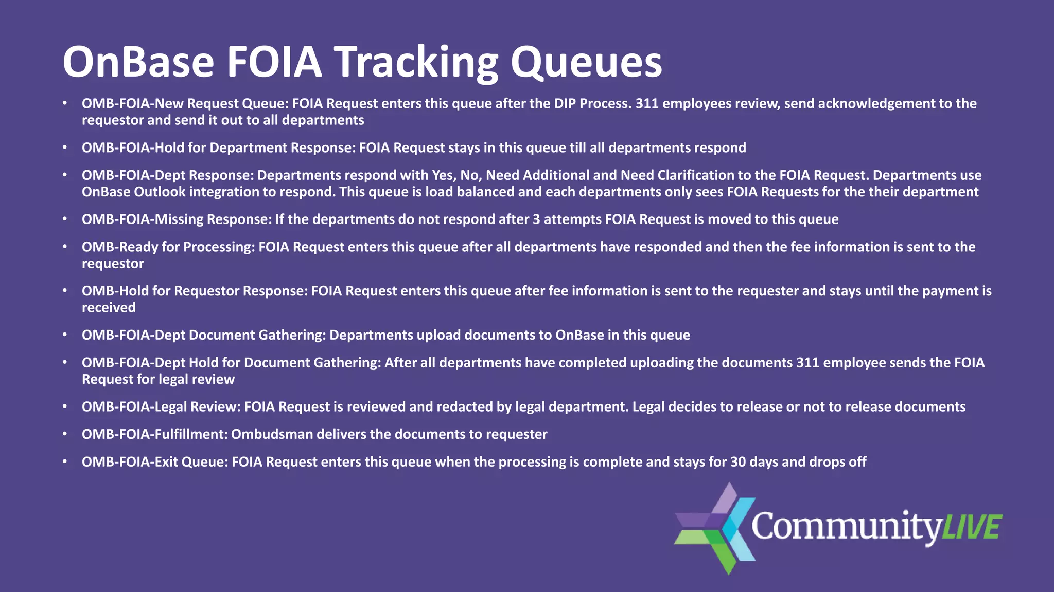 Richland Onbase FOIA Tracking Solution | PPTX