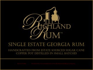 Richland Rum Brand Profile | PDF