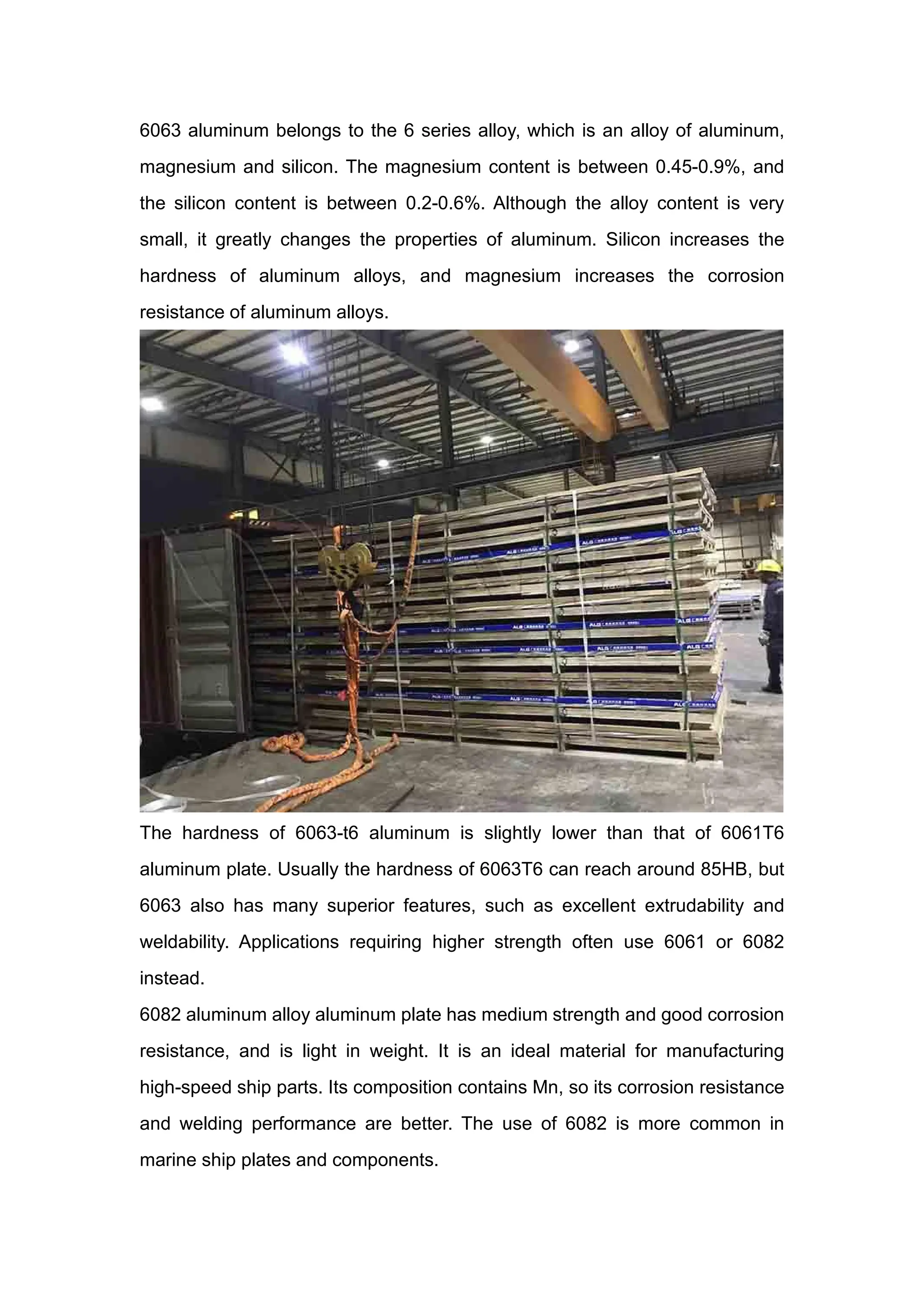 Rich Marine Grade Aluminum Alloys | PDF