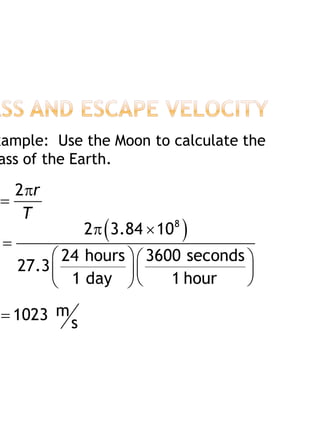 Astronomy Math Equations