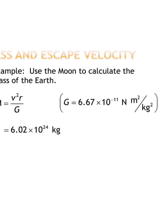 Astronomy Math Equations