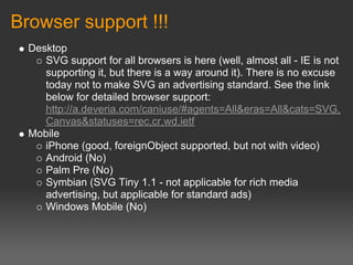 Rich Media Advertising with SVG and JavaScript | PDF