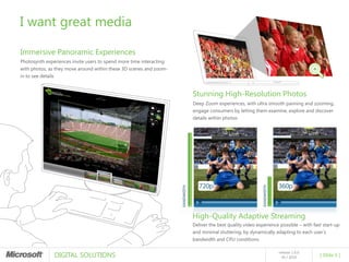 Microsoft Digital Solutions: Rich Media Delivery | PDF | Home Entertainment Systems | Consumer ...