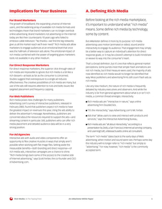 Rich media spending | PDF | Internet | Computing