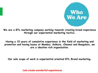 Richmen BTL Marketing Corporate Profile | PPTX