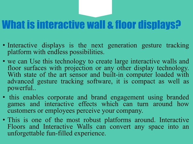 Richmen credentials interactive displays nv | PPT