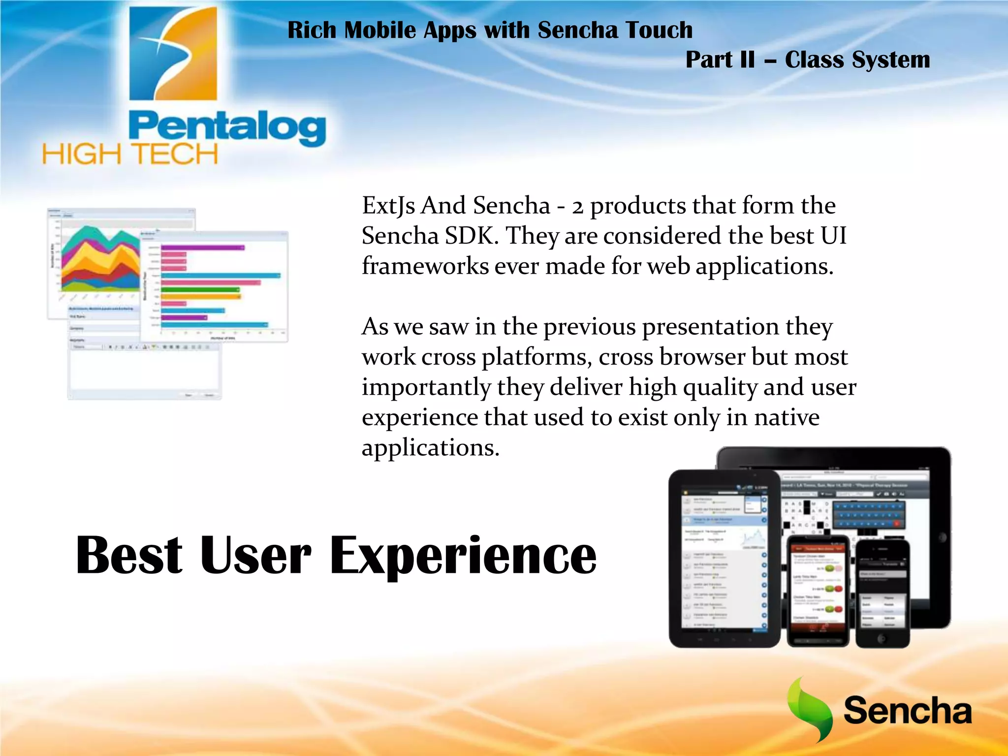 Rich mobile apps with sencha touch - class system | PPT