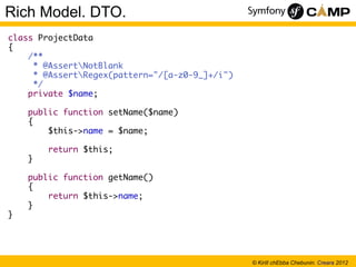 Rich Model And Layered Architecture in SF2 Application | PPT
