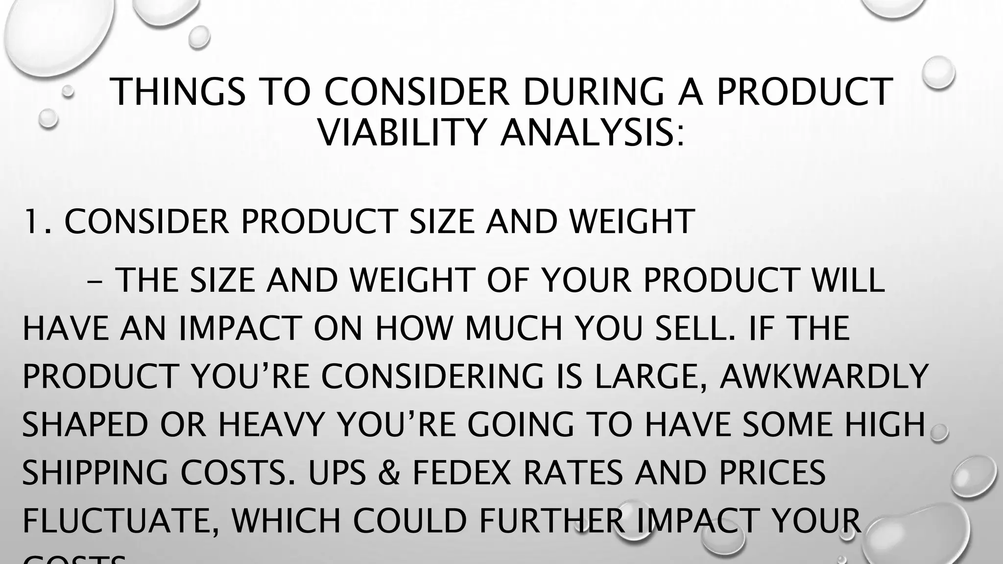 SCREEN THE PROPOSED SOLUTIONS BASED ON VIABILITY,PROFITABILITY, AND ...