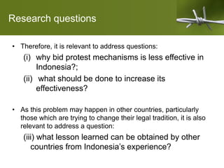 Richo improving effectiveness in bid protest mechanism ippc 6 dublin | PPT