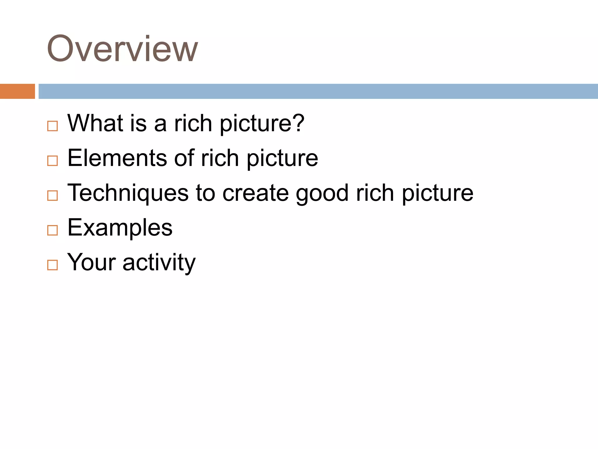 Rich pictures | PPTX