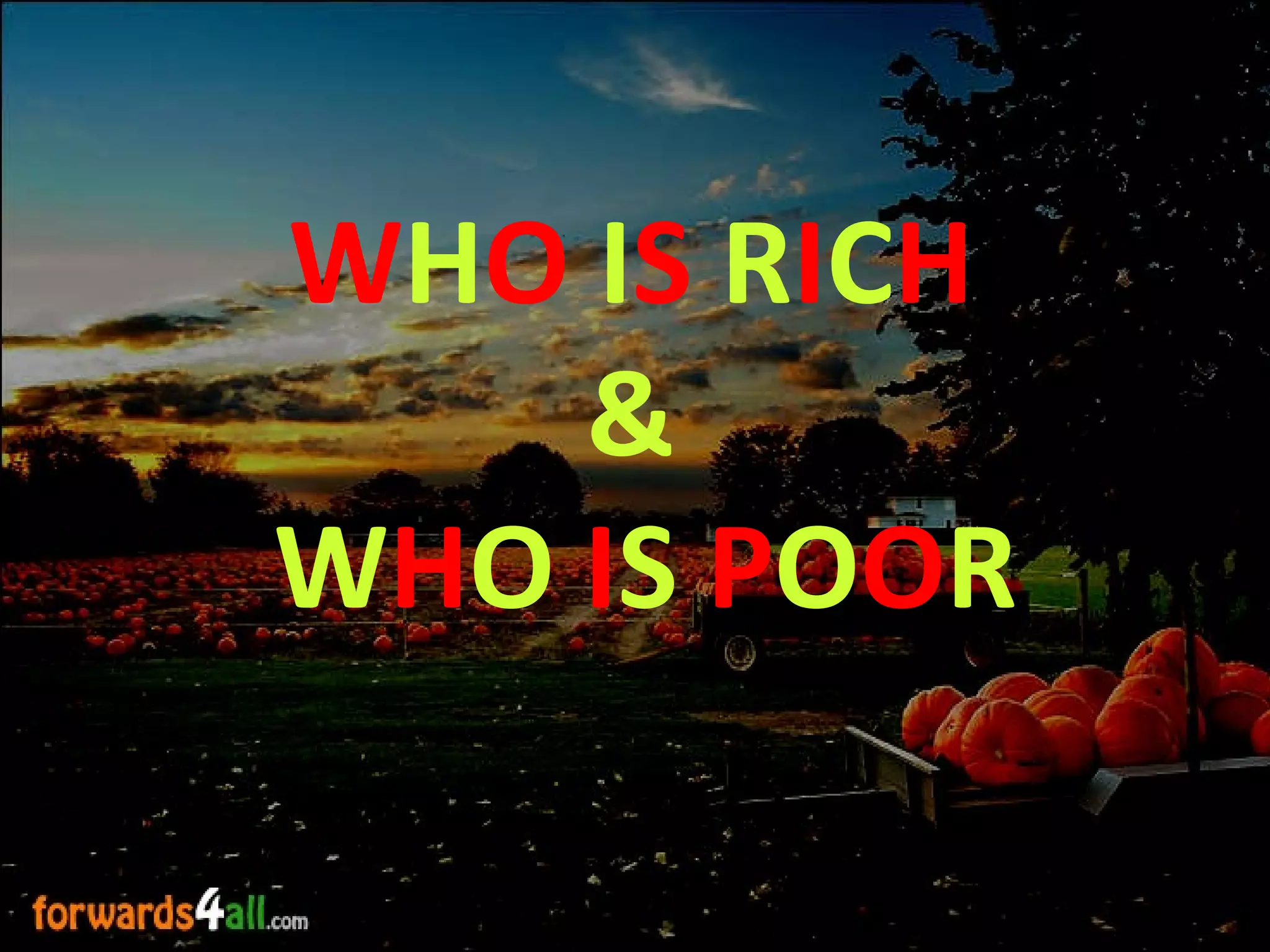 Rich poor | PPS