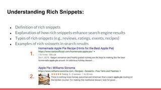 Rich snippets in search engine optimization | PPT