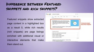 Unveiling What is Rich Snippets: Elevate Your Search Results | PPT
