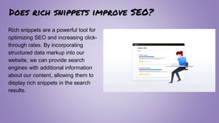 Unveiling What is Rich Snippets: Elevate Your Search Results | PPT