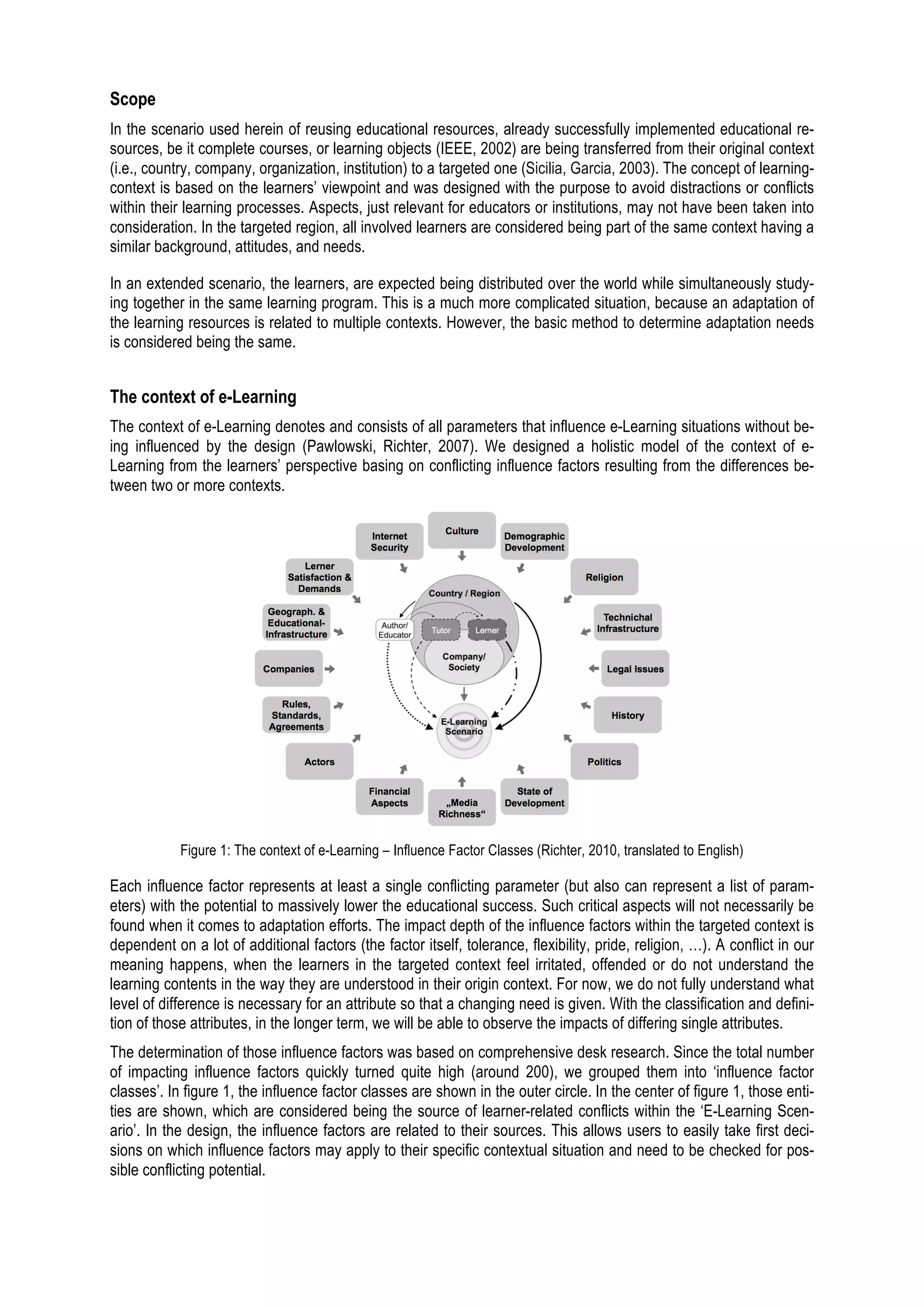 Identifying E-Learning Resources for Reuse (Richter 2011) | PDF
