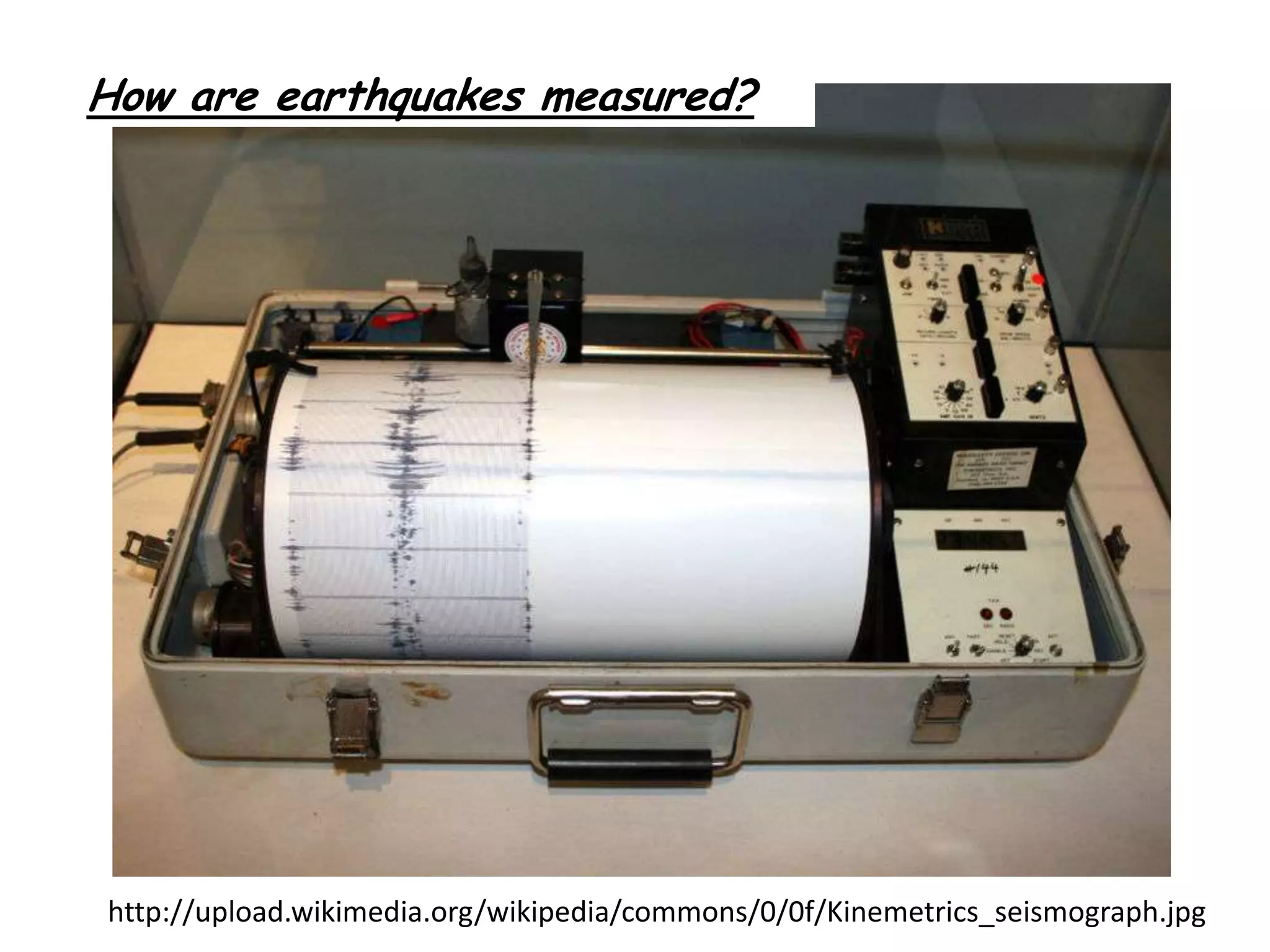 Earthquakes and Richter scale | PPTX