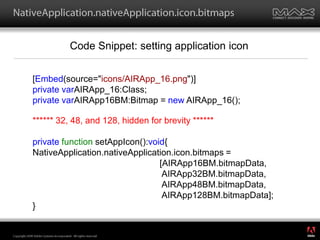 MAX 2008 - Building your 1st AIR application | PPT
